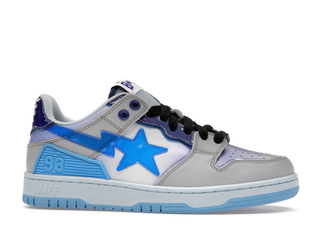A Bathing Ape Bape SK8 Sta Blue White - Bmai